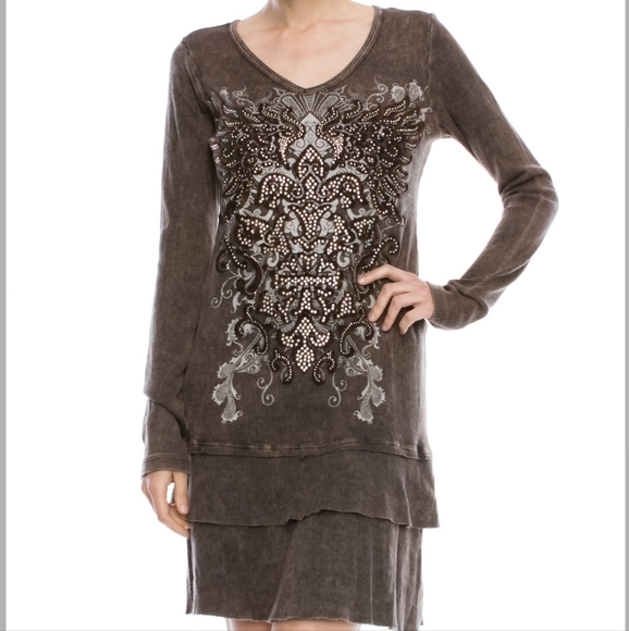 Vocal | Dresses | New Vocal Dress Rhinestone Wings Fleur Large | Poshmark